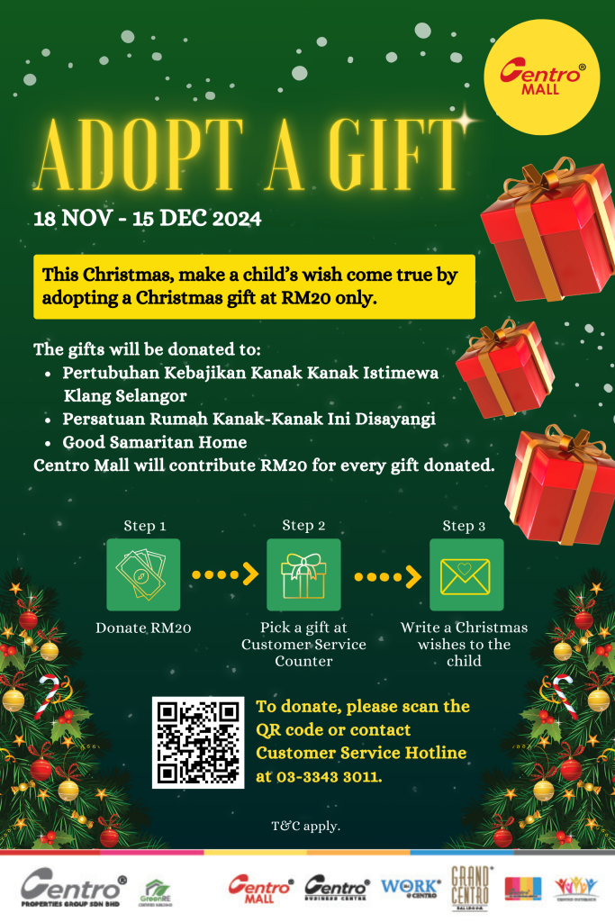 Adopt a Gift for the Homes - Centro Properties Group Sdn Bhd